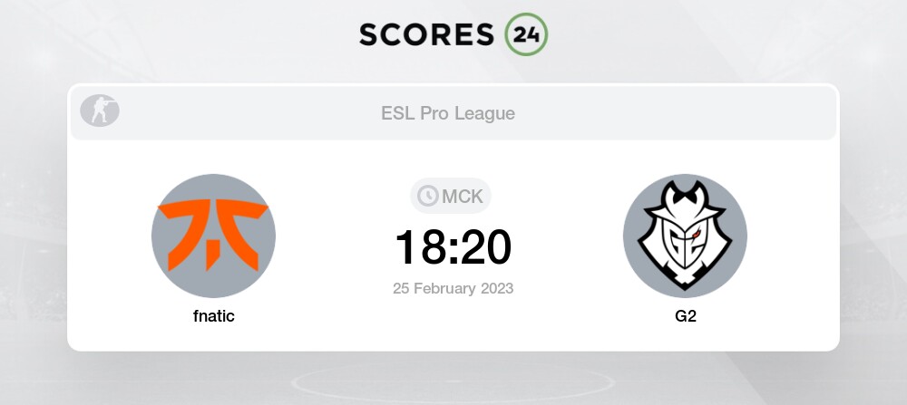 fnatic - G2 25 февраля 2023 CS:GO (КС:ГО)